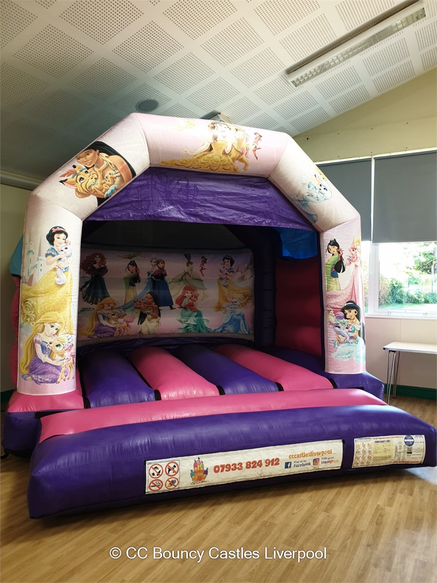 Princess Bouncy Castle Hire Liverpool | CC Castles
